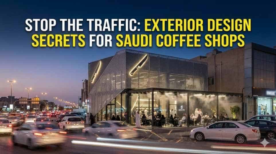 Stop the Traffic : Saudi Coffee Shop Exterior Design